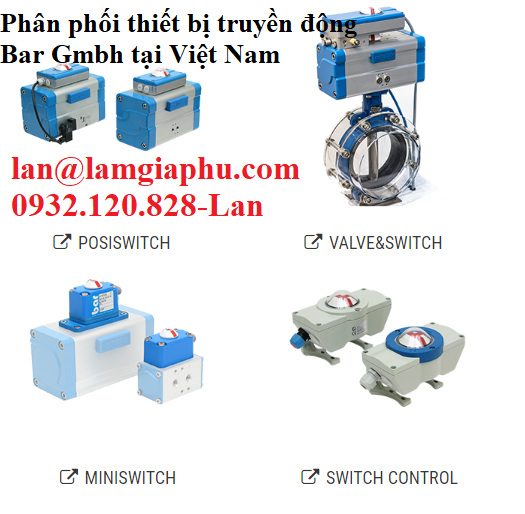 Phân phối thiết bị truyền động Bar Gmbh tại Việt Nam
