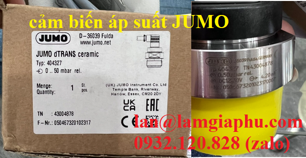 Cảm biến áp suất JUMO 412-405-570-26-61/000 (TN 43004878)