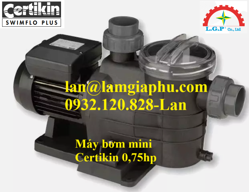 Máy bơm mini Certikin 0,75hp - LGP Trading Co., Ltd