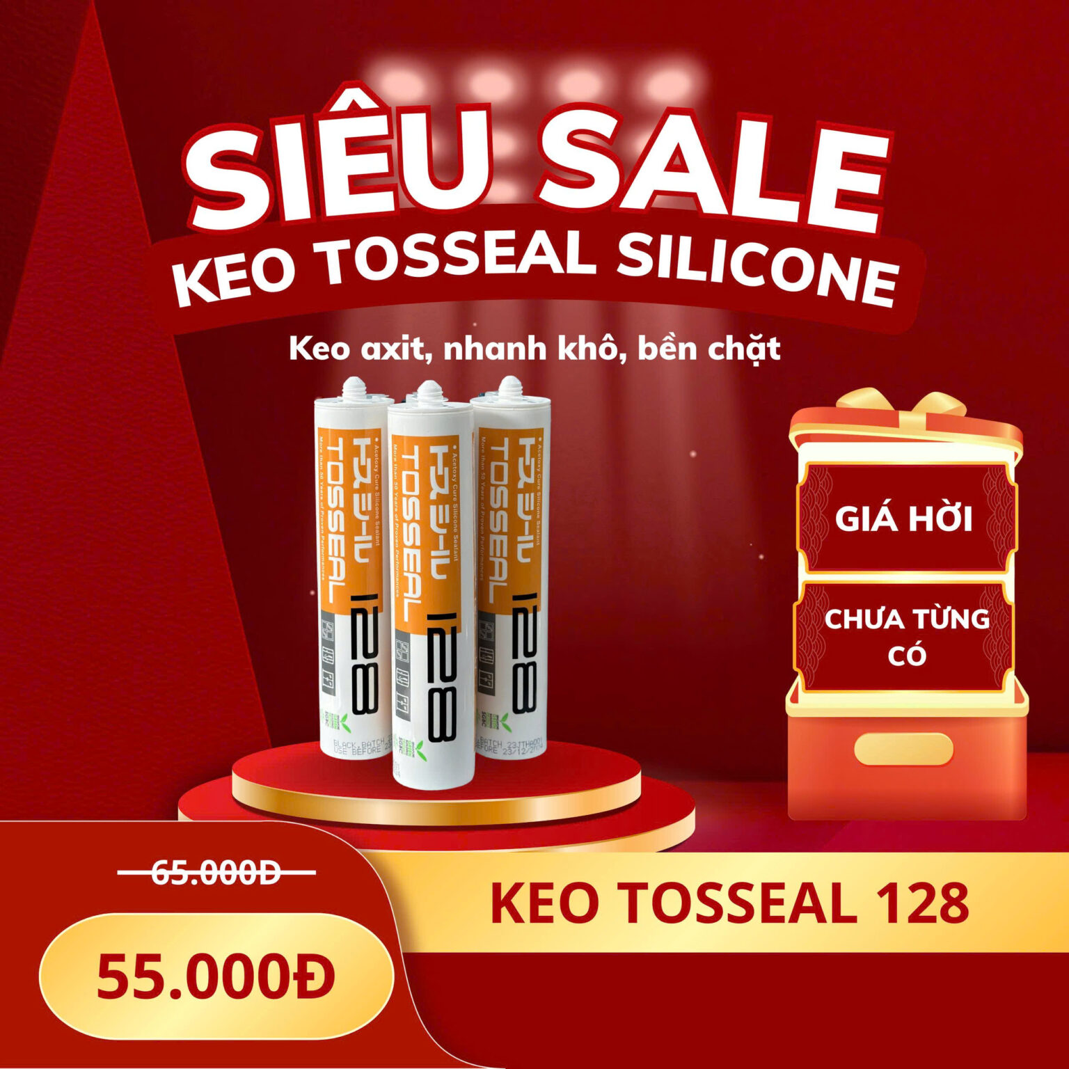 Keo chống nấm mốc Tosseal 188 Momentive