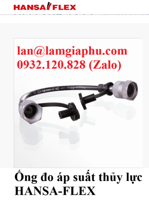 HANSA-FLEX - Ống thủy lực công nghiệp